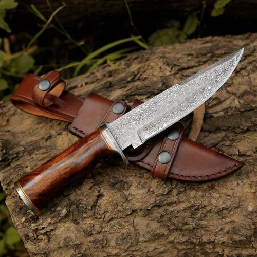 Crucifier Original Bowie Knife with Exotic Rosewood Handle | Sportsman Gear